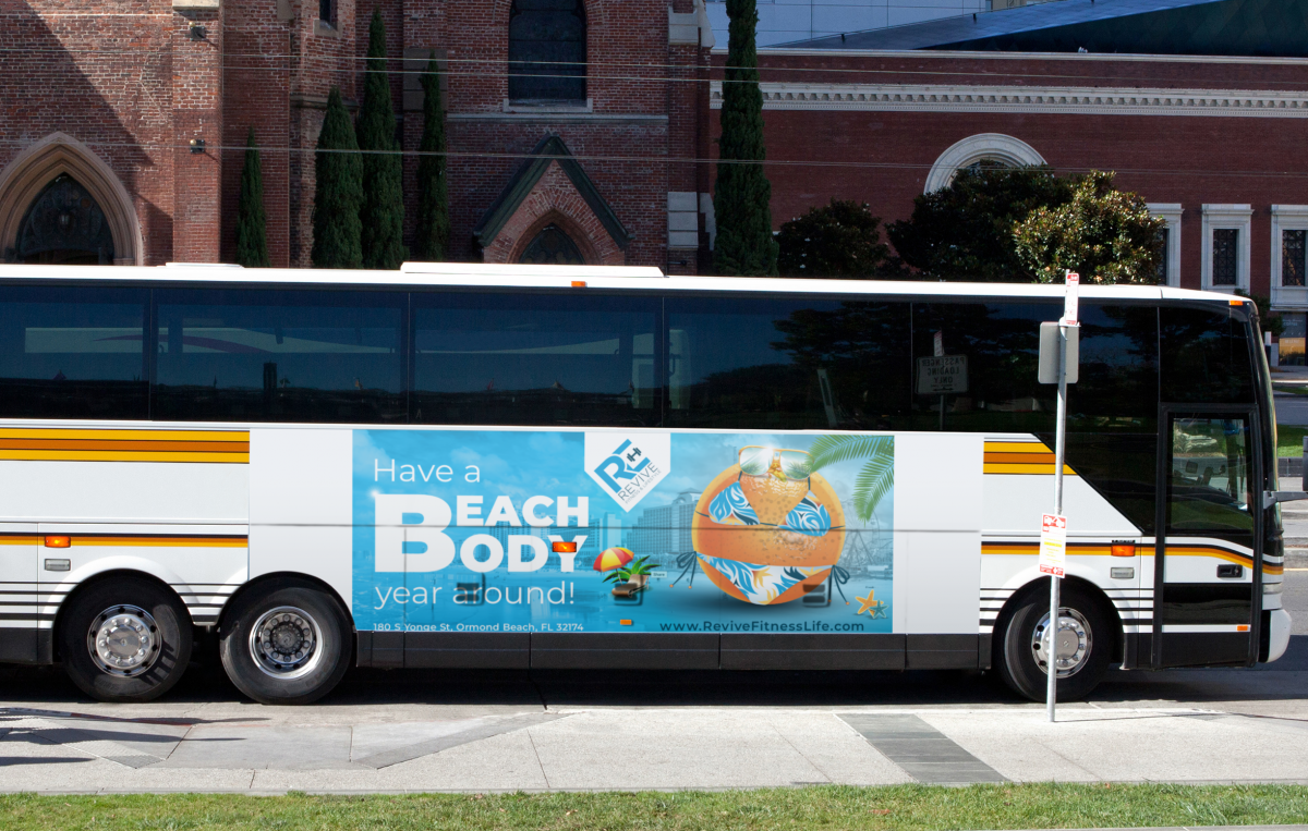 Revive Fitness Bus Ad | Marketing X-Rays